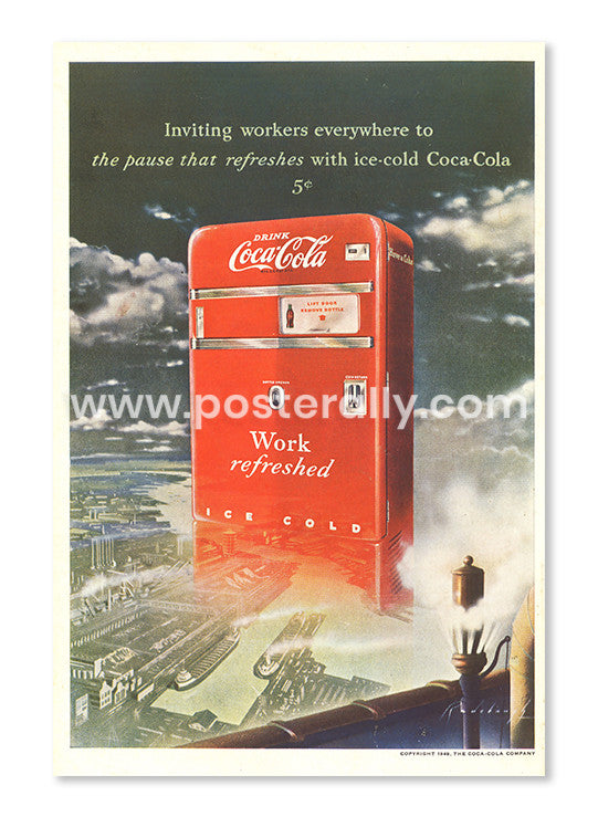 Coca Cola - Inviting Workers (1949) – Posterally Studio