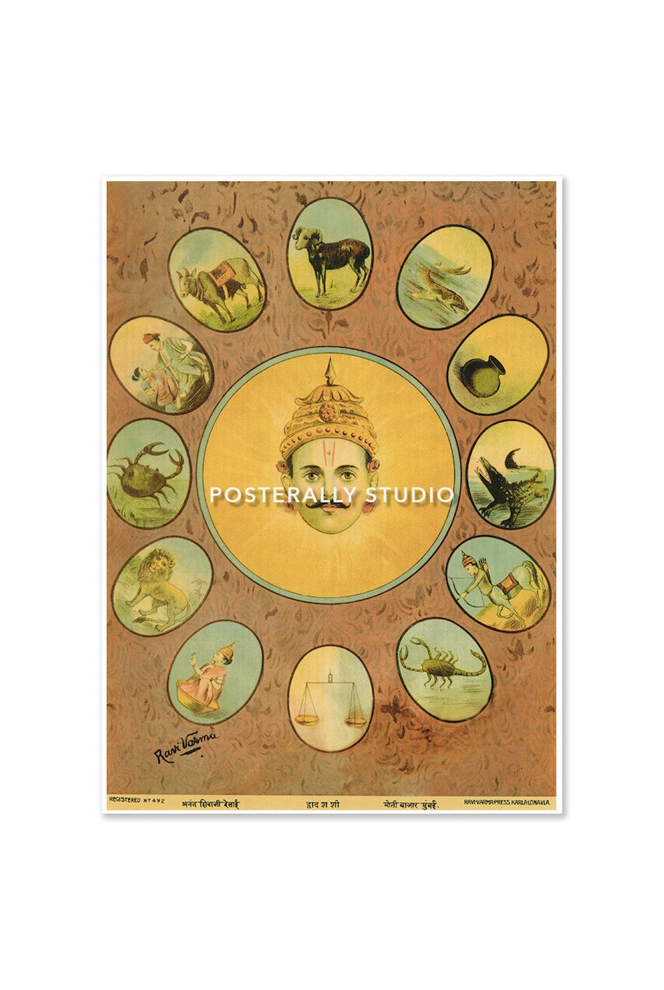 Dwad Sashi by Raja Ravi Varma – Posterally Studio